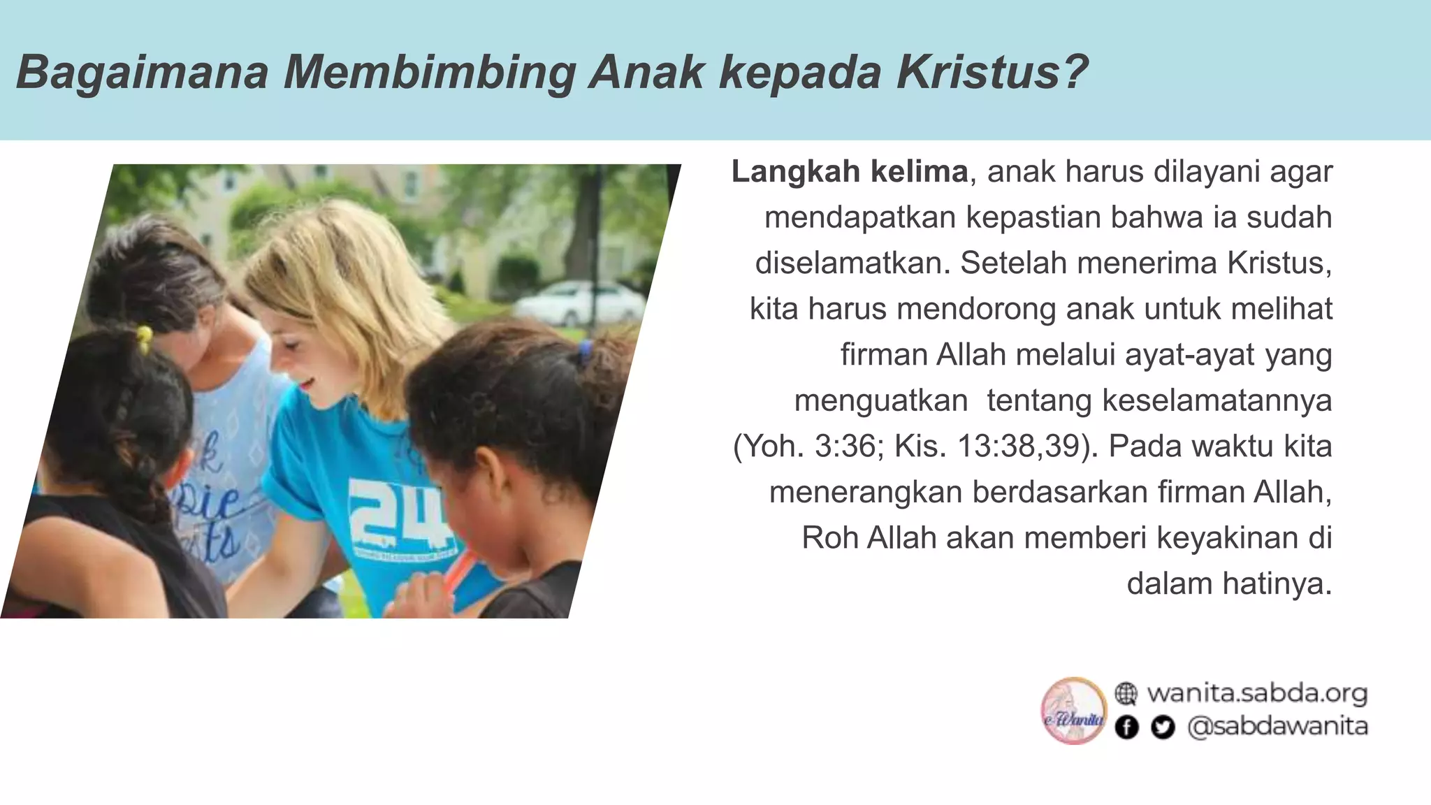 Membimbing Anak kepada Kristus | PPTX