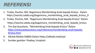 Membimbing Anak kepada Kristus | PPTX