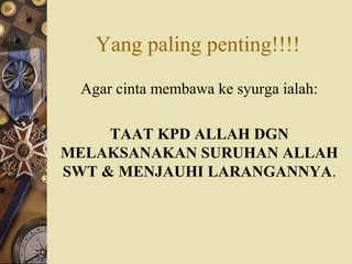 Membina cinta ke syurga | PPT