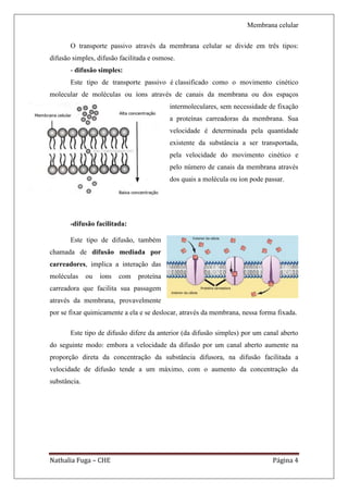 Membrana celular e digestão intracelular | PDF