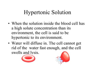 Cell membrane and Osmosis | PPT