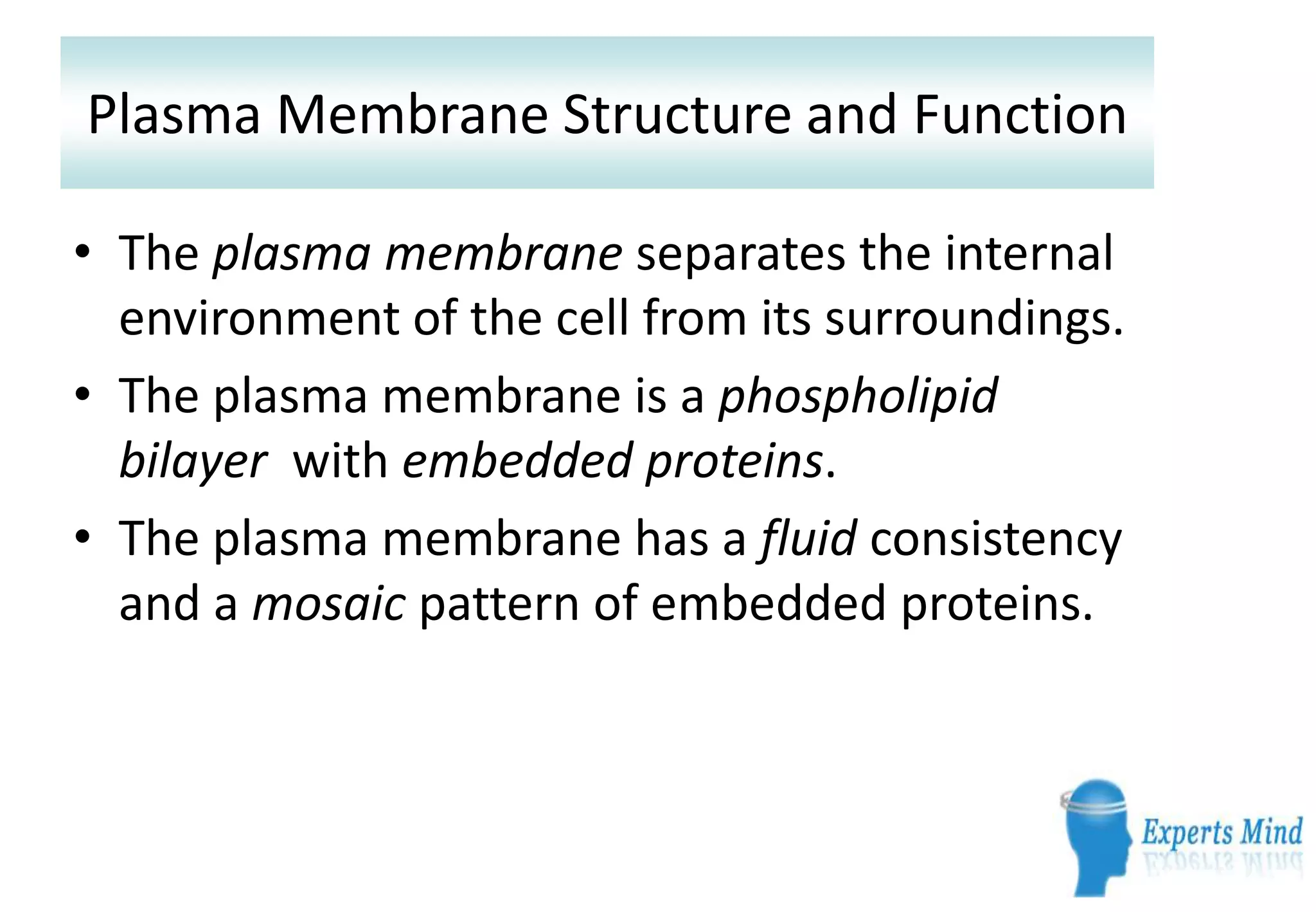 Membrane biology | PPTX