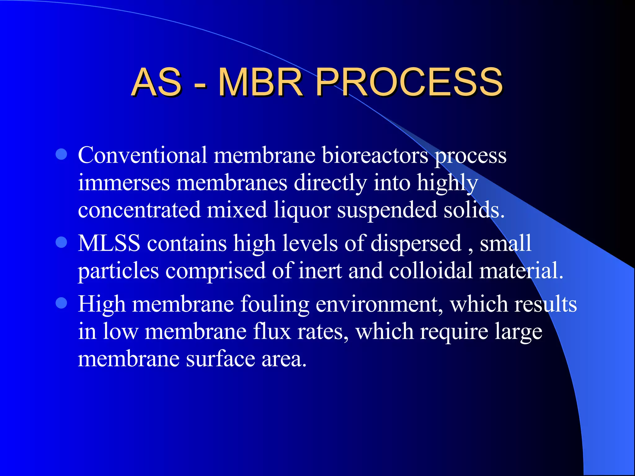 Membrane Bioreactor Presentation | PPT