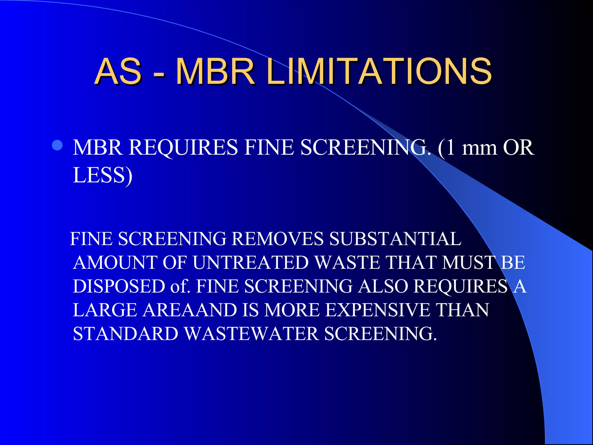 Membrane Bioreactor Presentation | PPT