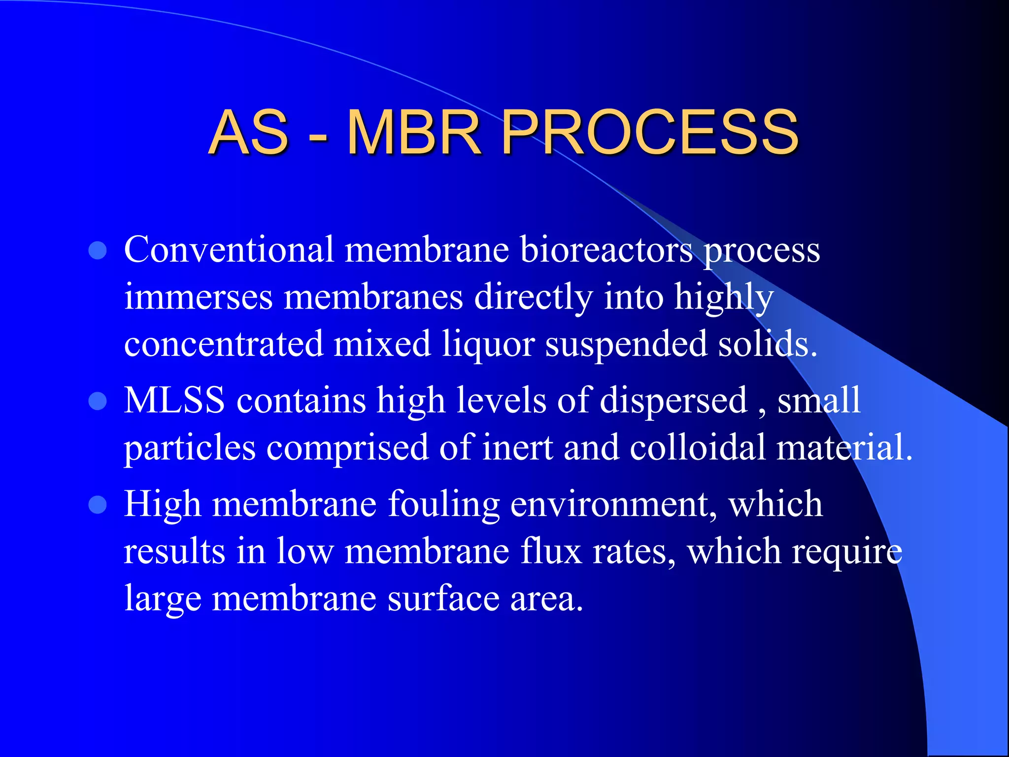Membrane bioreactors as mbr vs mbbr - uf | PPT