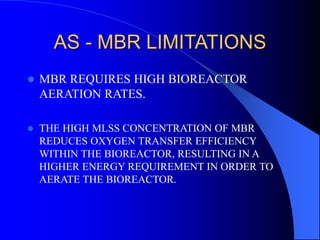 Membrane bioreactors as mbr vs mbbr - uf | PPT