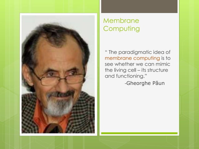 Membrane computing | PPTX