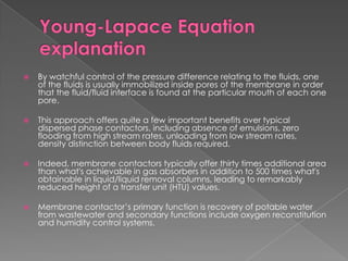 Membrane contactors | PPTX