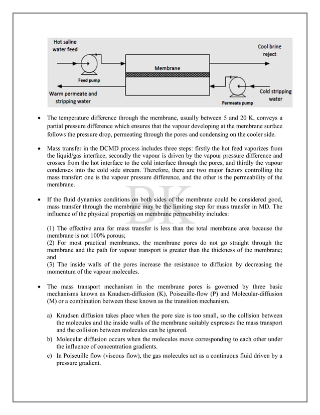 Membrane distillation_BK | PDF