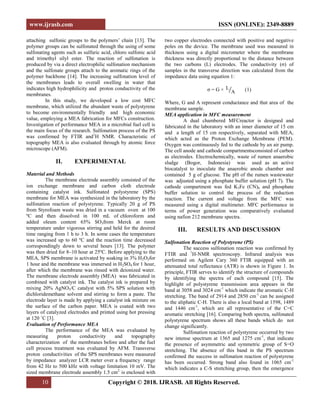 Membrane Electrode Assembly based on Sulfonated Polystyrene as Proton Exchange Membrane for ...