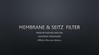 membrane filter.pptx