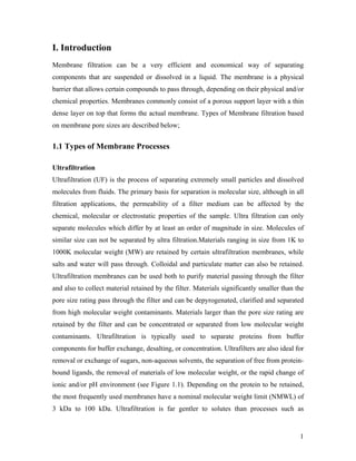 Membrane filtration | PDF