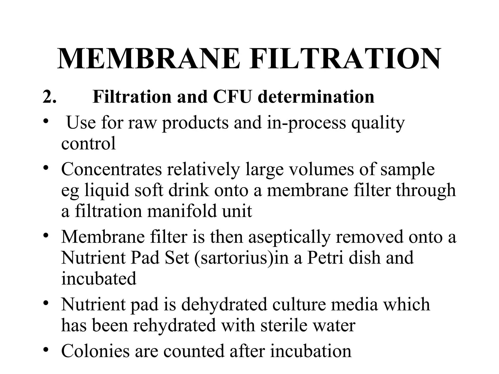 Membrane filtration | PPT