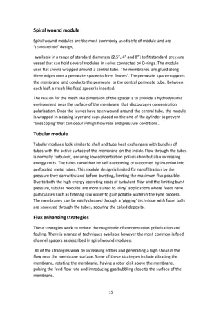 Membrane filtration | DOCX