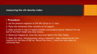 Membrane fouling in reverse osmosis | PPTX