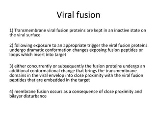 Membrane fusion | PPTX