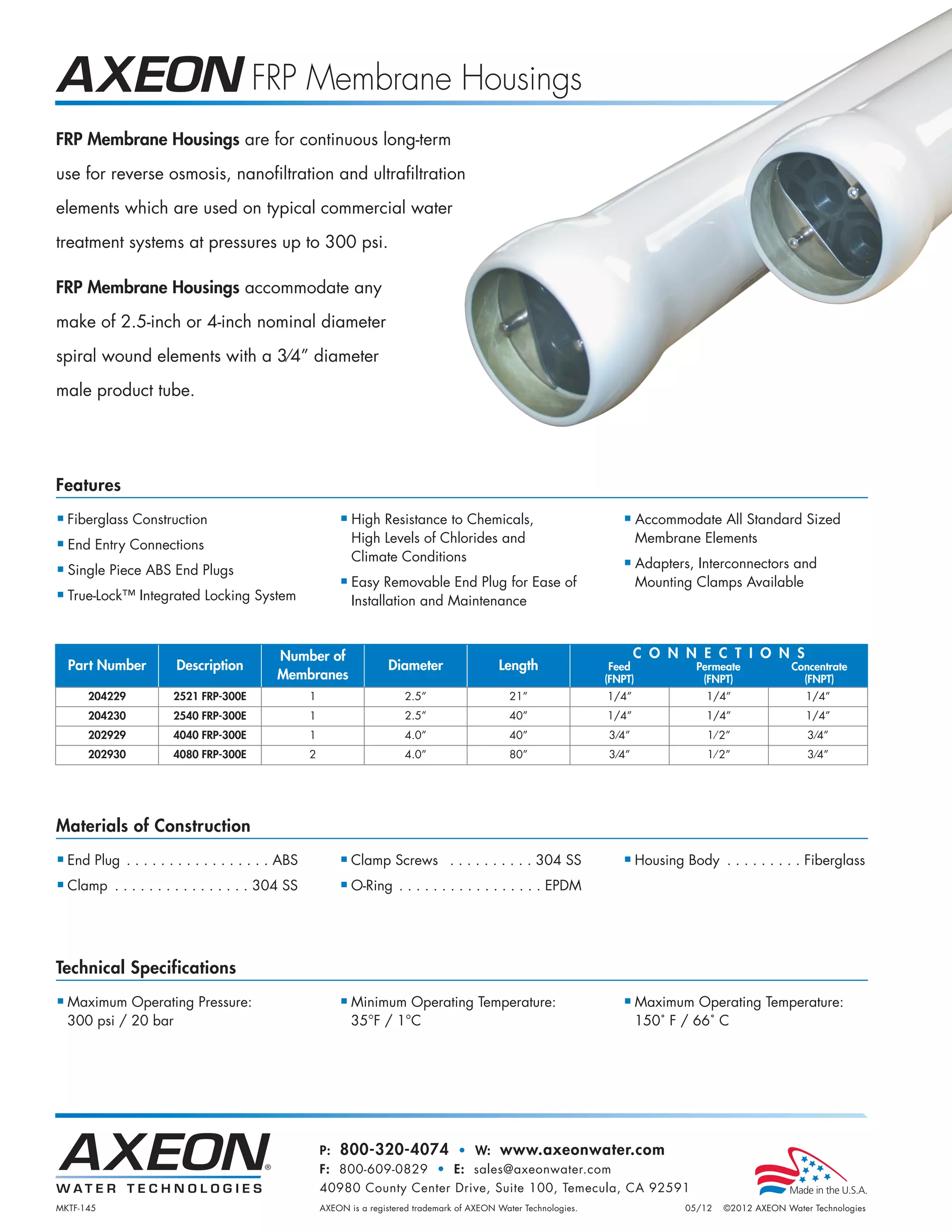 Membrane housings | PDF