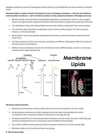 membrane lipids.docx