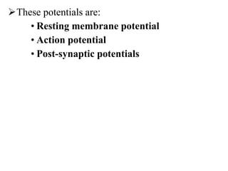Membrane and Resting Membrane potential .ppt