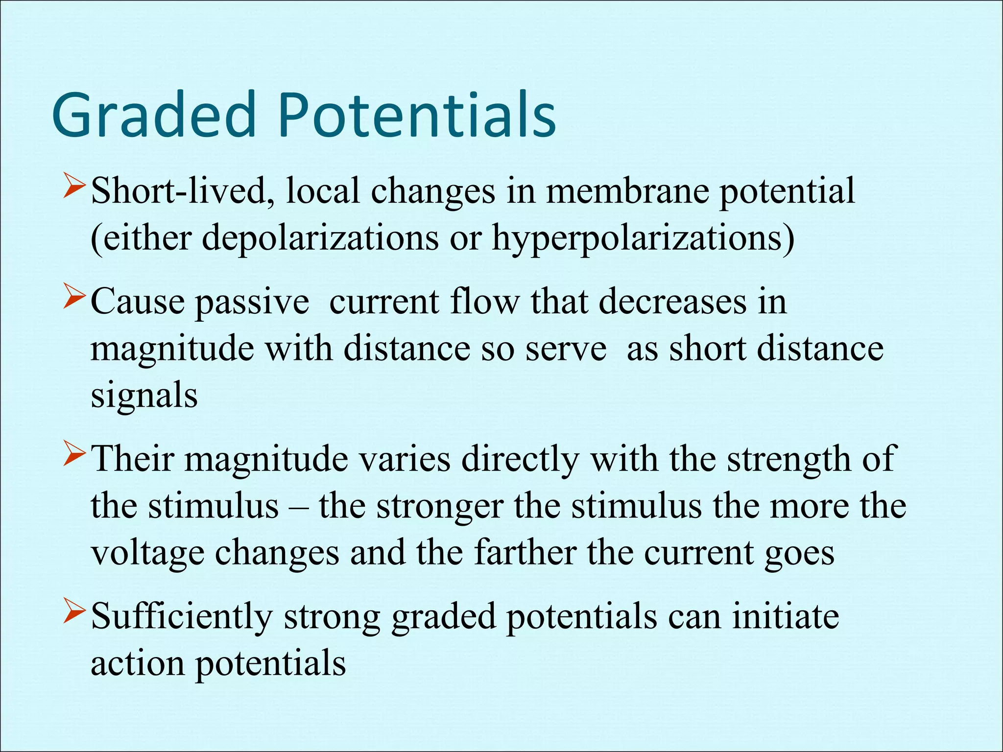 Membrane potential + action potential | PPT