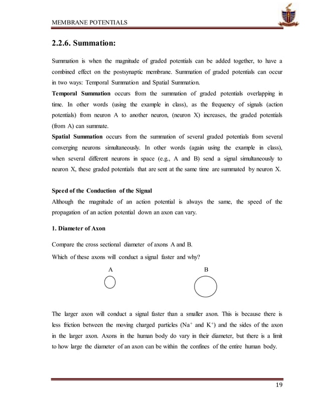 Membrane potentials | PDF