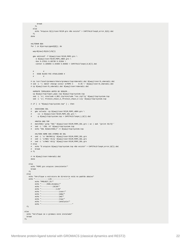 Membrane Protein Ligand Tutorial With Gromacs Pdf Chemistry Science