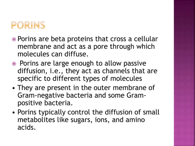 MEMBRANE PROTEINS.pptx | Chemistry | Science