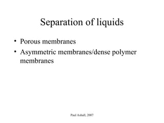 presentation on theory of Membranes.ppt