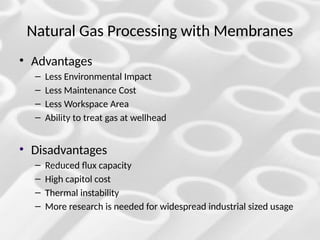 Membranes-Presentation for gas separation | PPSX