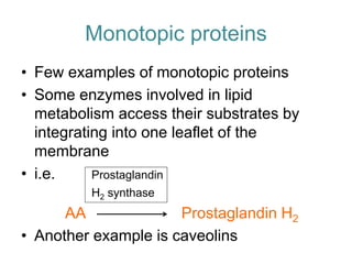 Membranes ch.4&5 | PPT