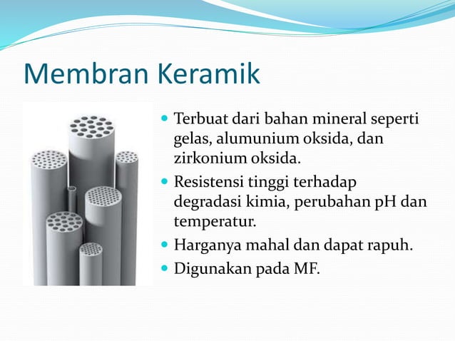 Penyaringan dengan Membran | PPTX
