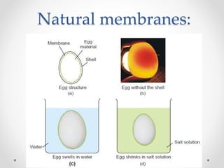 Membrane separation | PPTX