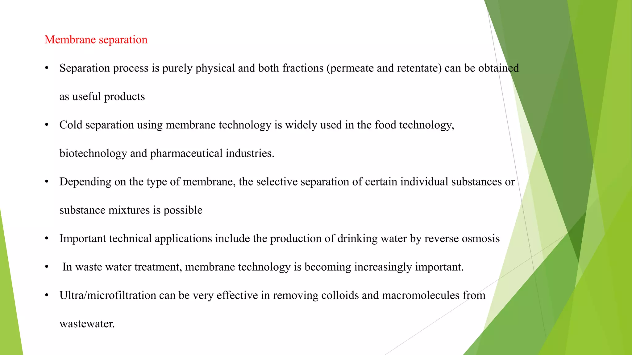 Membrane separation.pptx
