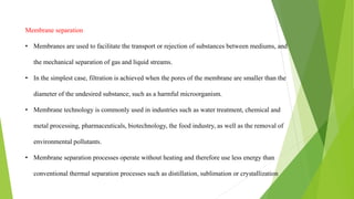 Membrane separation.pptx