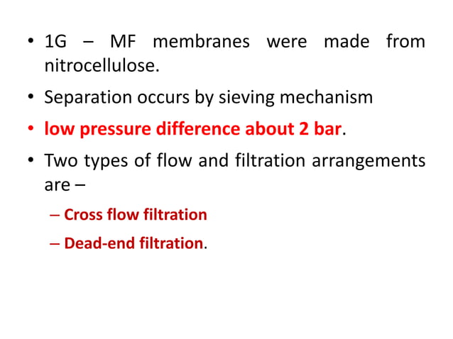 Membrane separation process | PPTX | Chemistry | Science