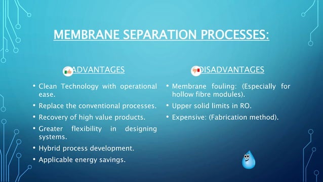 Membrane separation process | PPTX | Chemistry | Science
