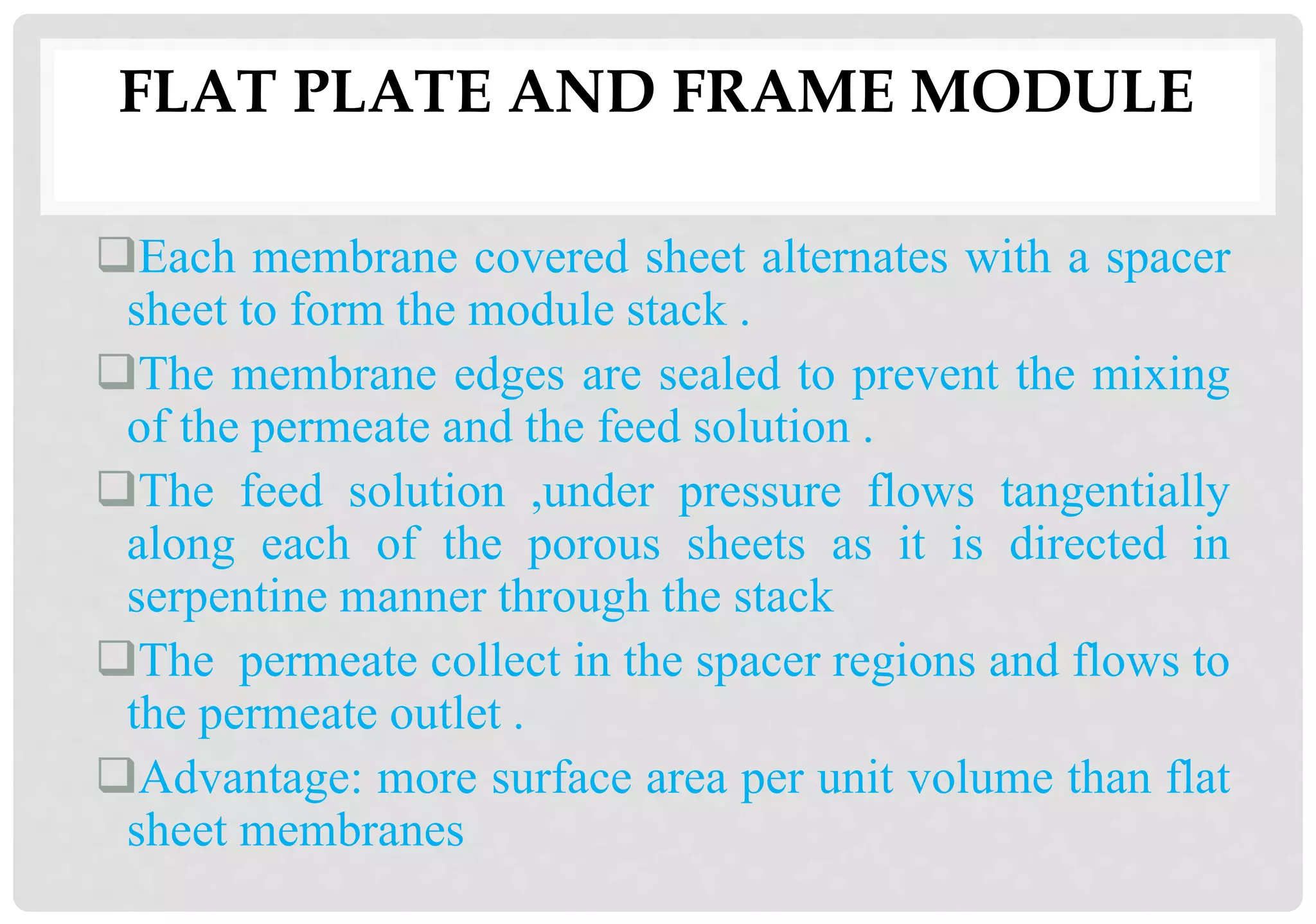 Membrane separation technology | PPTX
