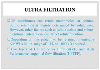 Membrane separation technology | PPTX