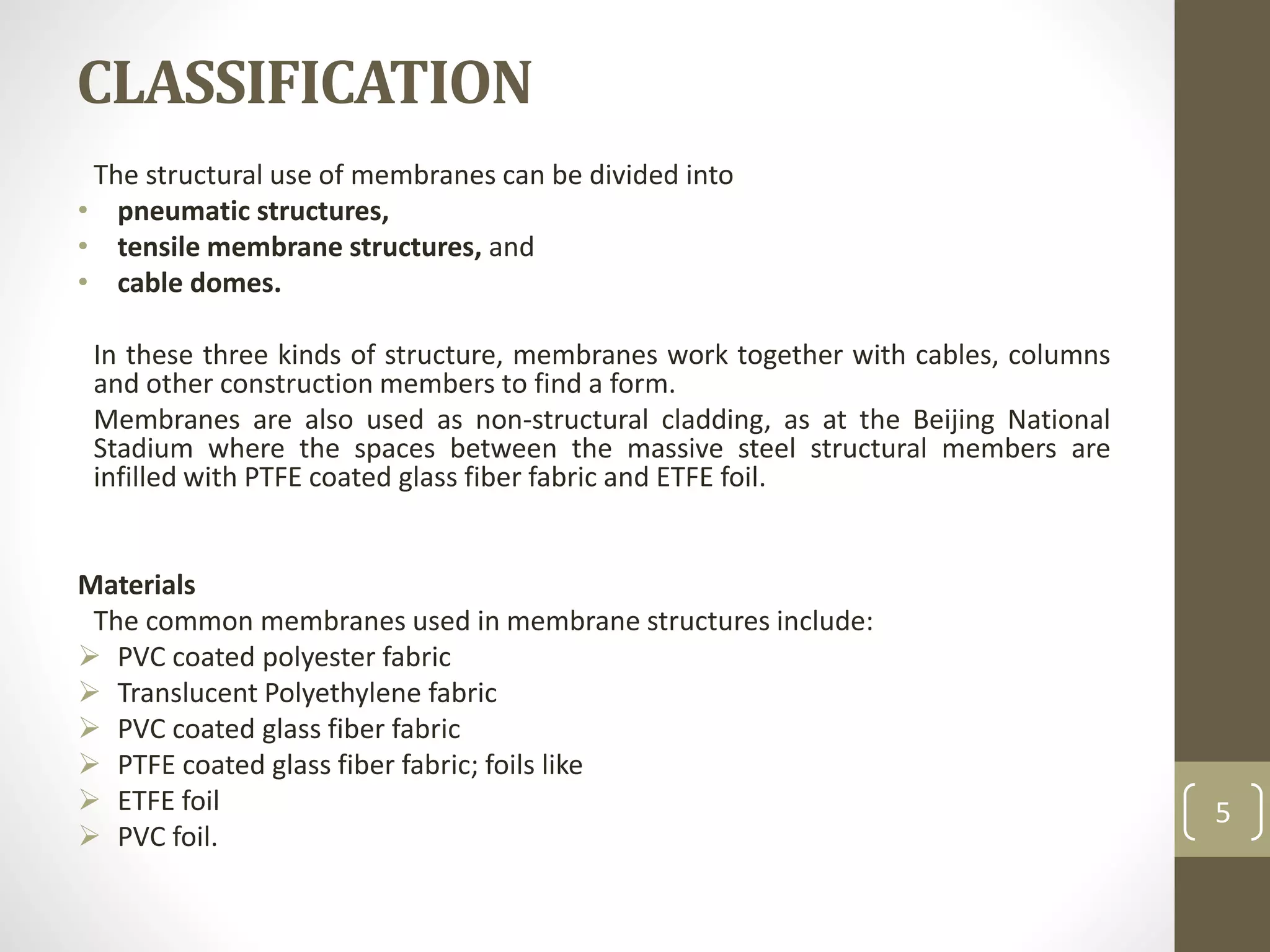 Case Study: Membrane Structures | PPTX