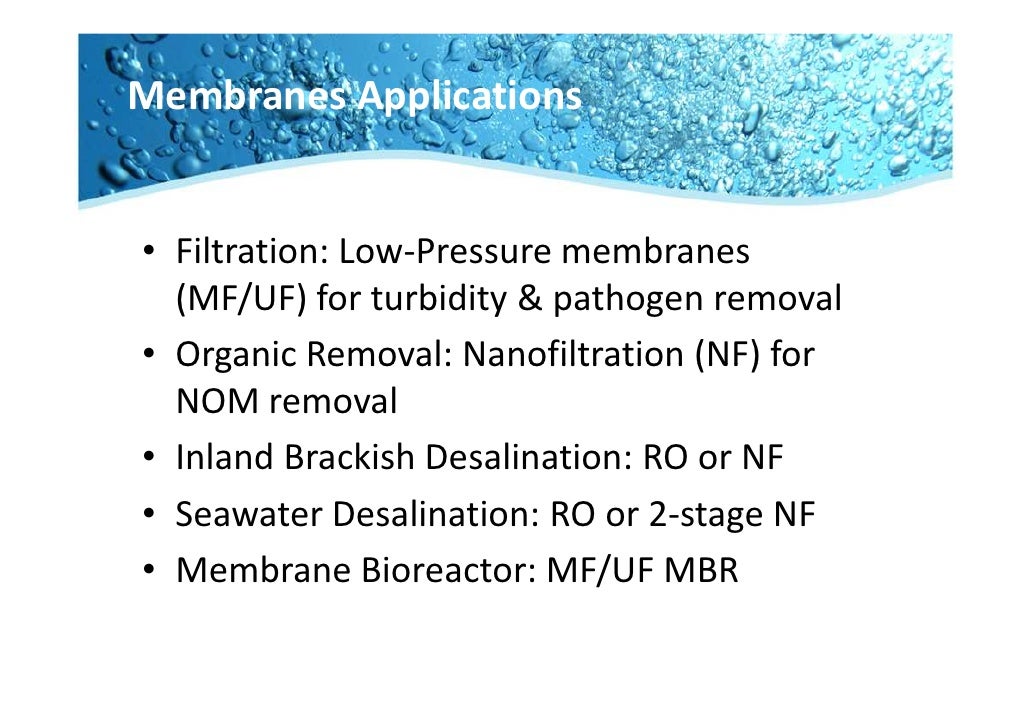 Membrane technology