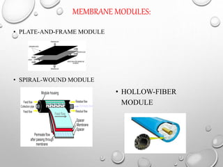 Membrane technology | PPTX