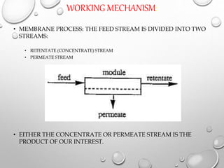 Membrane technology | PPTX