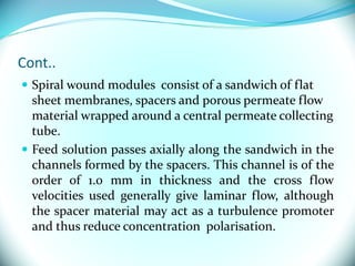 Membrane technology | PPTX