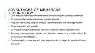 Membrane technology 2023.pptx