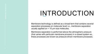 Membrane technology 2023.pptx