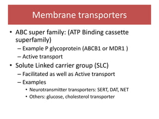 Membrane transport | PPTX