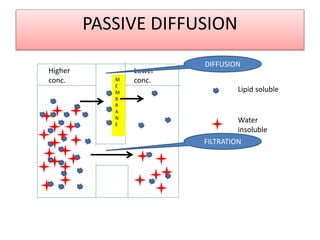 Passive Transport Filtration