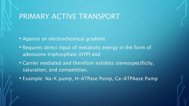 Membrane transport | PPT