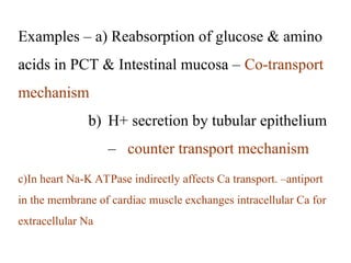 cell membrane transport and their types .ppt