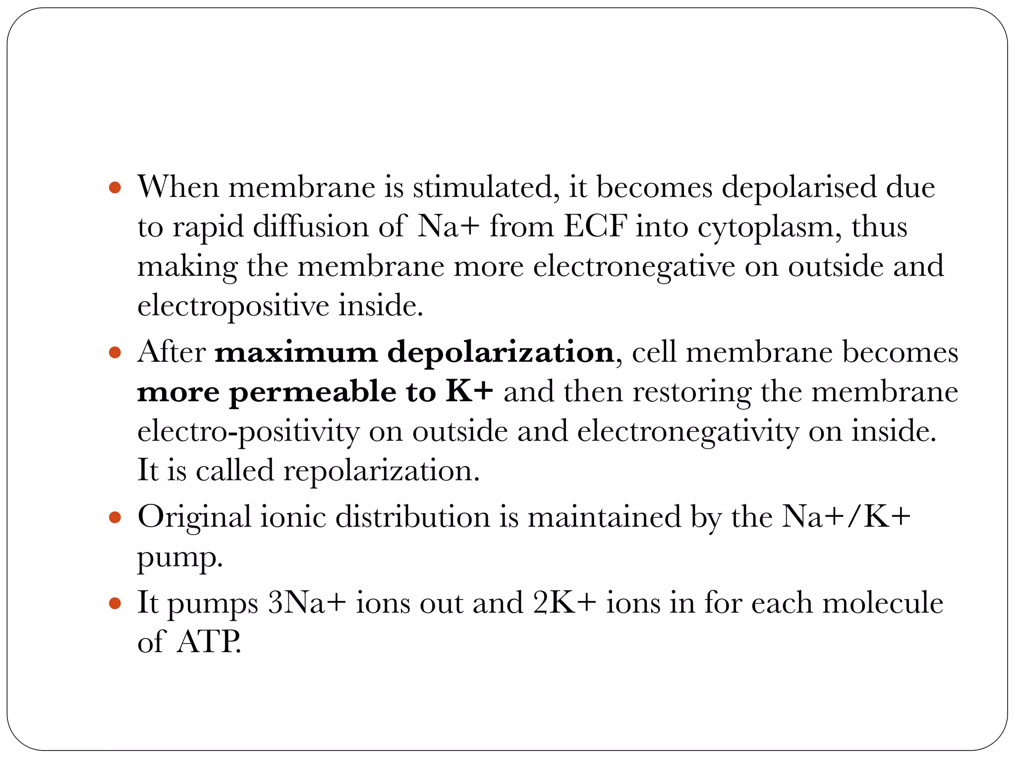 Membrane transport biochemistry for nurses | PDF
